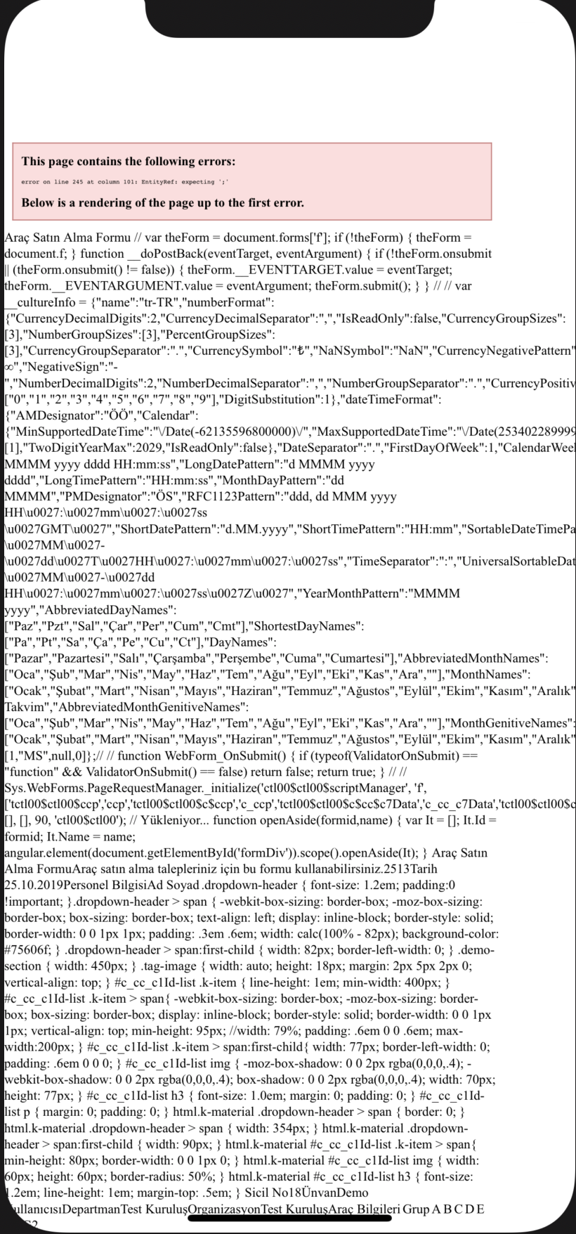 Below is a rendering of the page up to the first error · Issue #981 · react-native-webview/react ...