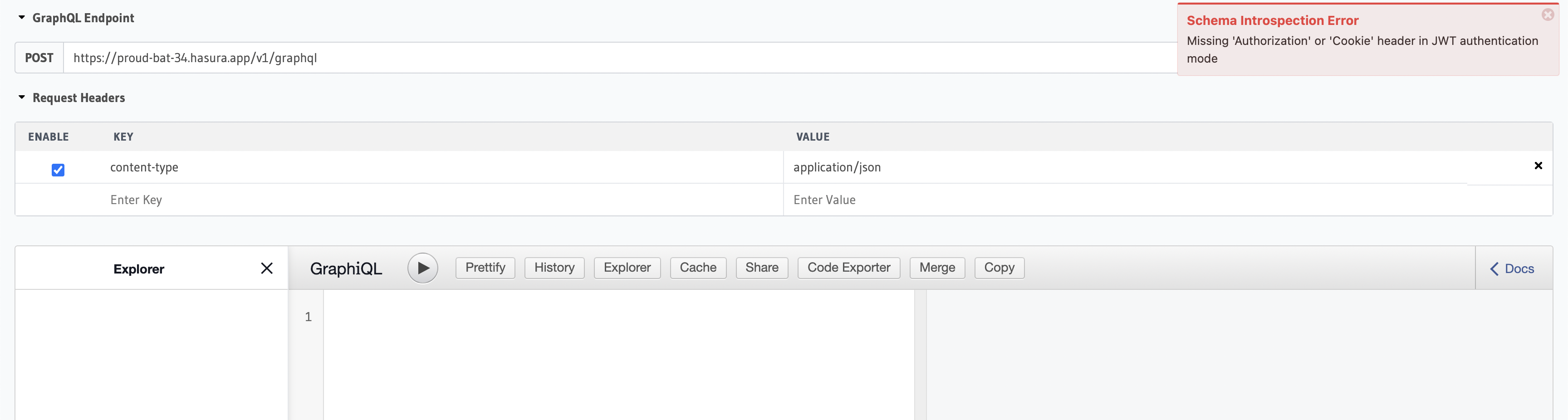 Hasura v2.1.0-beta.3 : If Cookie header is present, Hasura doesn't read the Authorization header ...