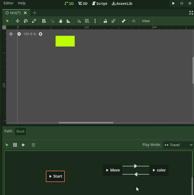Unused parameters get reset to 0 when animated by an active `AnimationNodeStateMachine ...