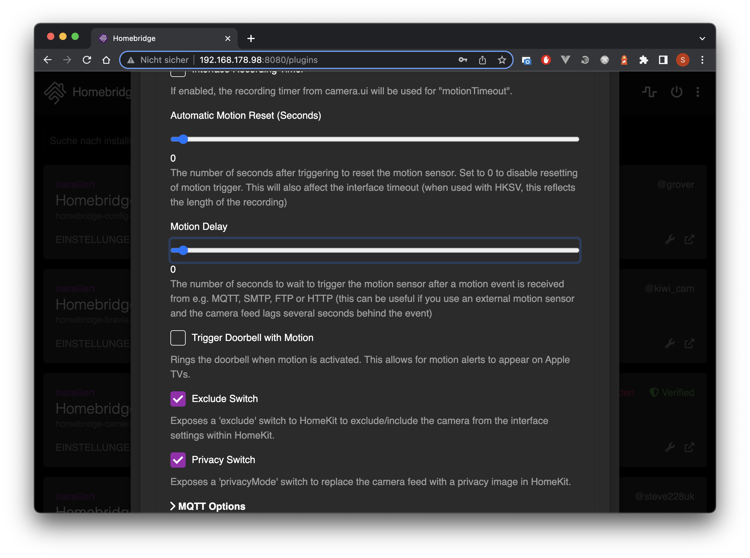 Question - timing configuration for pictures · Issue #403 · seydx/homebridge-camera-ui · GitHub
