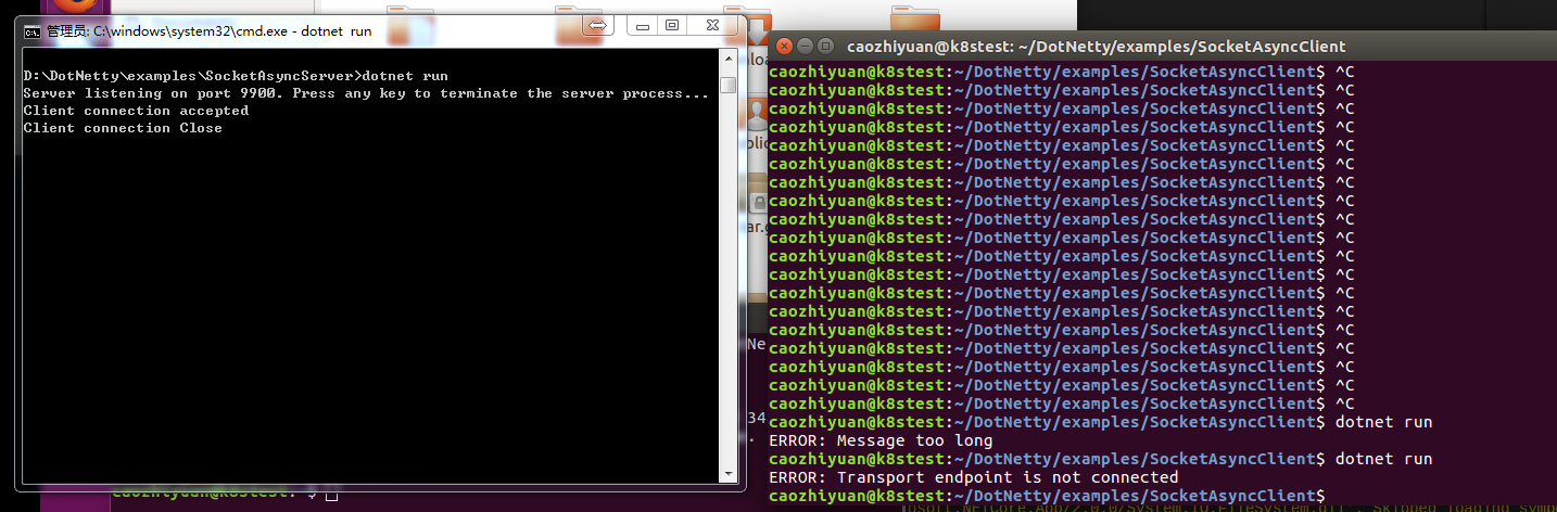 .NET Core 2.0 Ubuntu 16.04 SocketException 10040 MessageSize · Issue #23262 · dotnet/runtime ...