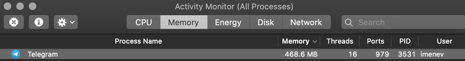 Huge memory leaks · Issue #327 · overtake/TelegramSwift · GitHub