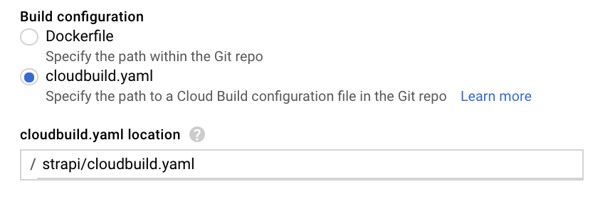 Dockerfile/cloudbuild.yaml in subdirectory · Issue #2 · GoogleCloudBuild/gcbapp-example · GitHub
