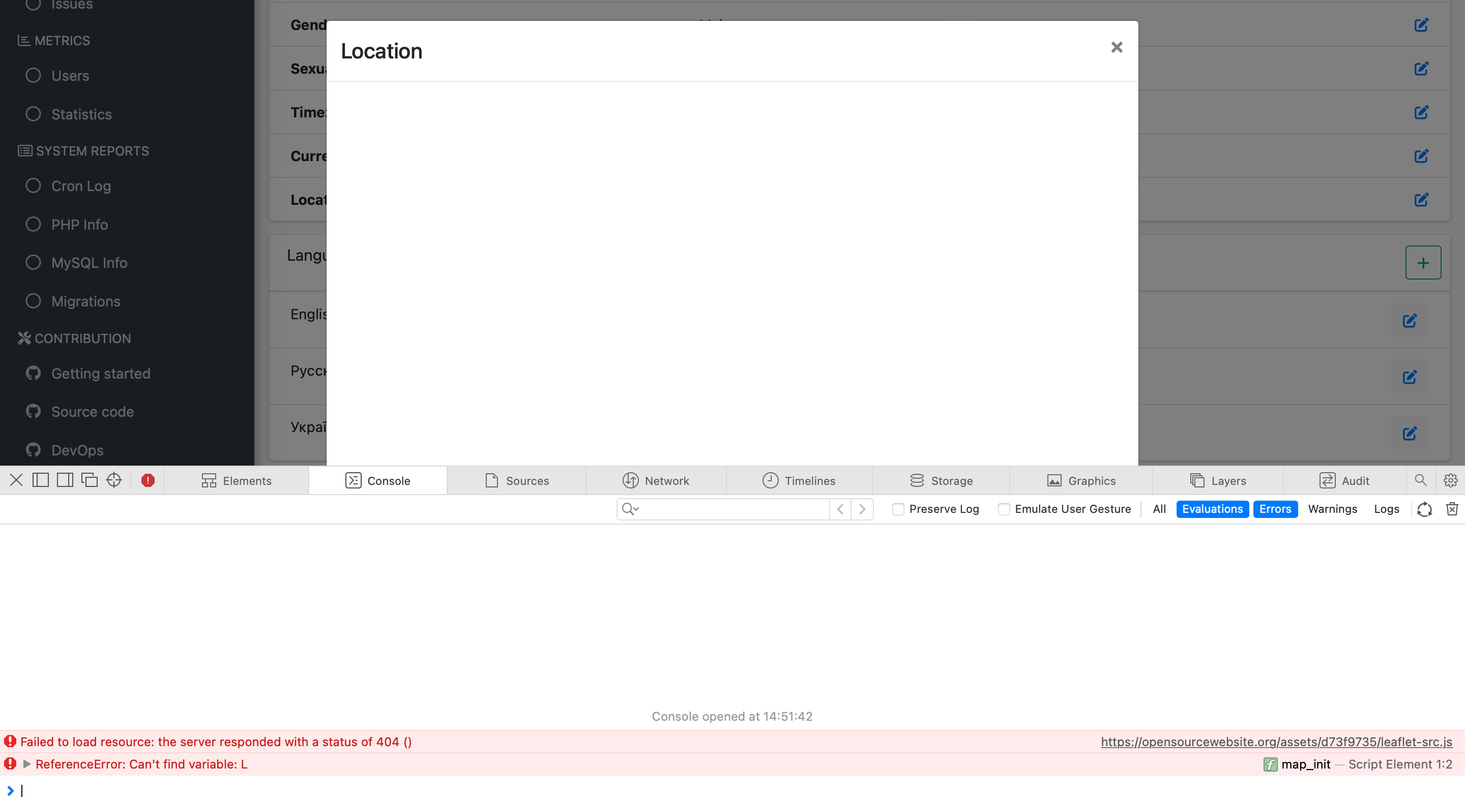 Fix The Old Package For Leaftet · Issue 611 · Opensourcewebsite Orgopensourcewebsite Org · Github