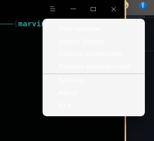 Menu white text against white background. · Issue #100 · linuxdeepin/deepin-terminal · GitHub