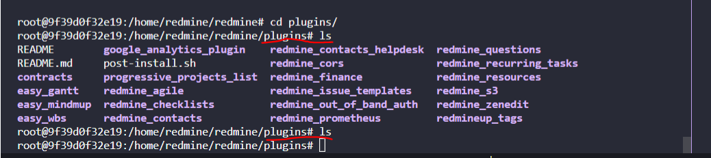 Lossing the plugins after update to 4.2.5 · Issue #499 · sameersbn/docker-redmine · GitHub
