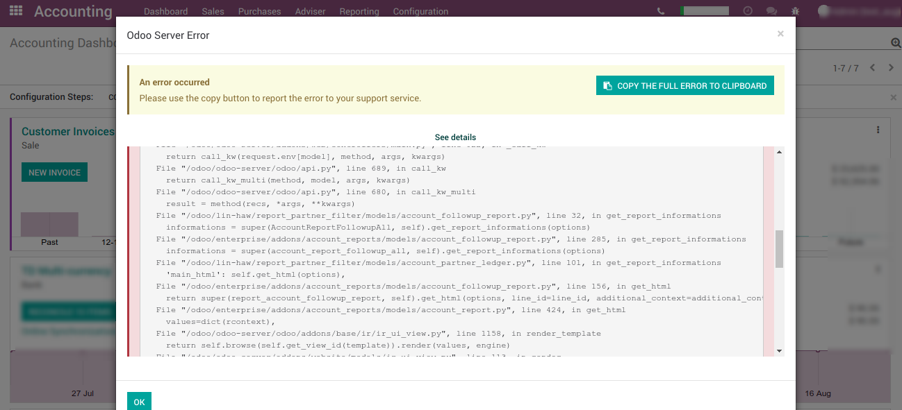 Account>sales>customer statement. · Issue #26492 · odoo/odoo · GitHub