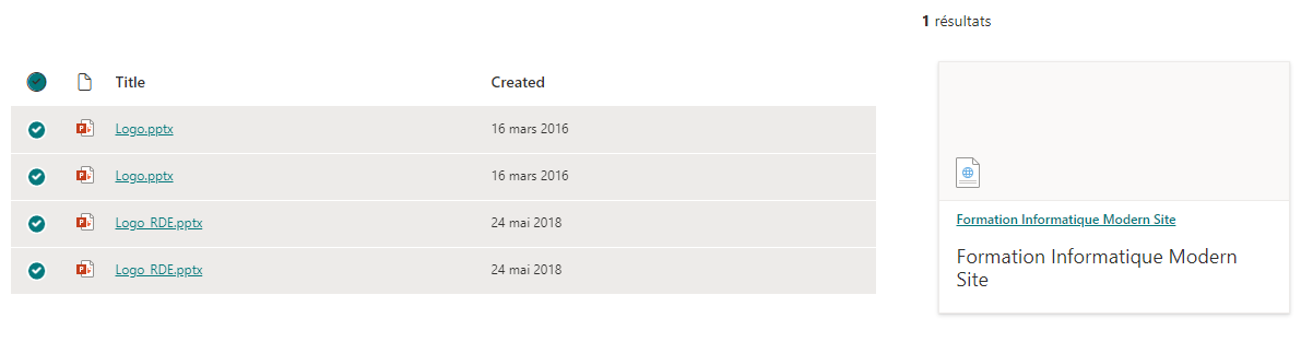 Search Results Web Part Select All Checkbox In The Details List Layout Doesnt Trigger