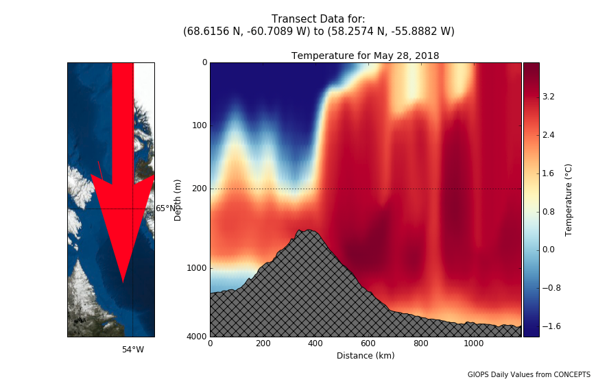 Arrow Head In Wrong Direction In Transect Feature In Arcitc View