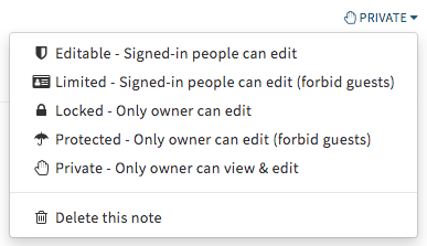 Question - does it possible to only enable certain permissions? · Issue #1404 · hackmdio/codimd ...