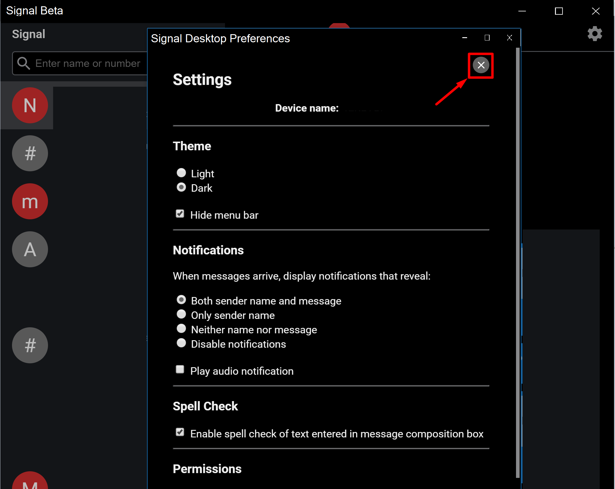 UI Request: More Alignmet with Windows 10 UI · Issue #2695 · signalapp/Signal-Desktop · GitHub