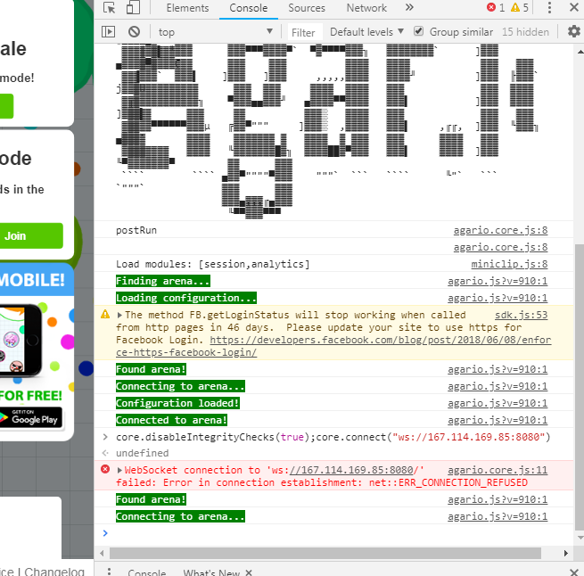 private servers do not work ! · Issue #1472 · m-byte918/MultiOgarII · GitHub