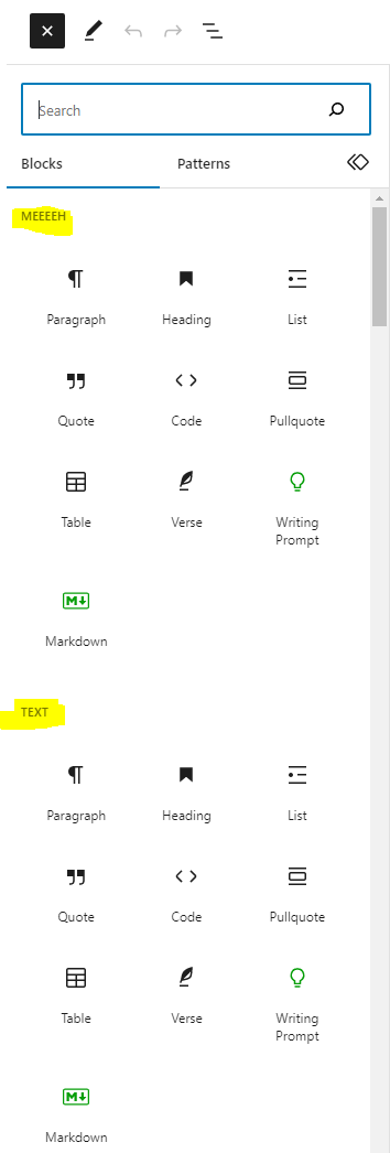 Block categories are not unique · Issue #50061 · WordPress/gutenberg ...