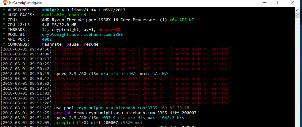 How to increase threads on AMD Ryzen Threadripper 1950X 16-core ...