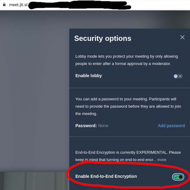 Jitsi end to end encryption · Issue #1806 · RocketChat/Rocket.Chat.Electron · GitHub