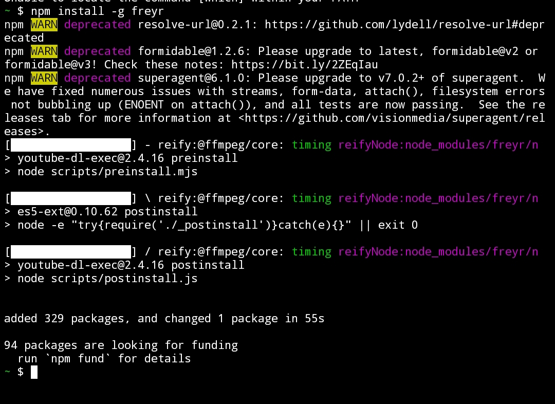 Unable to locate the command [which] within your PATH · Issue #586 · miraclx/freyr-js · GitHub
