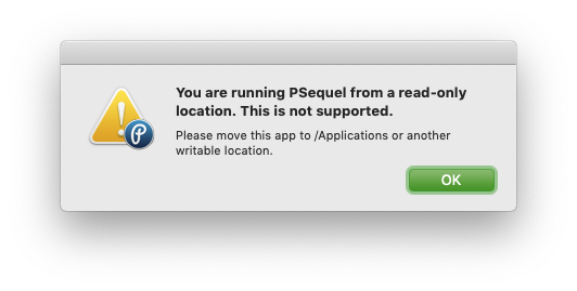 Does not run from read-only filesystems · Issue #217 · psequel/psequel · GitHub