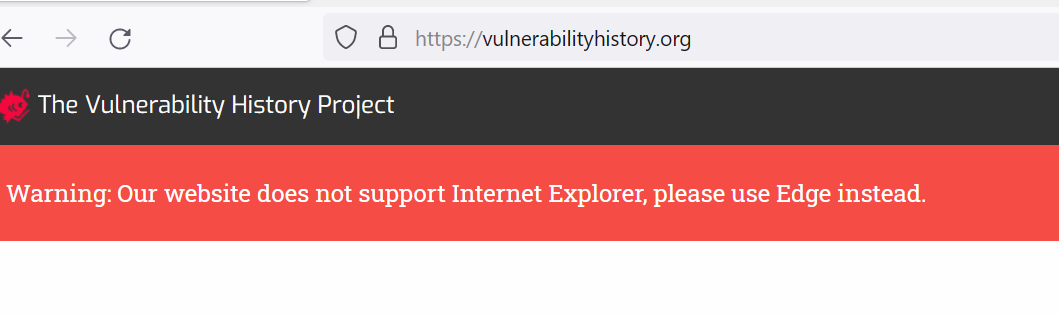 IE detection applies to Firefox too · Issue #886 · VulnerabilityHistoryProject/vulnerability ...