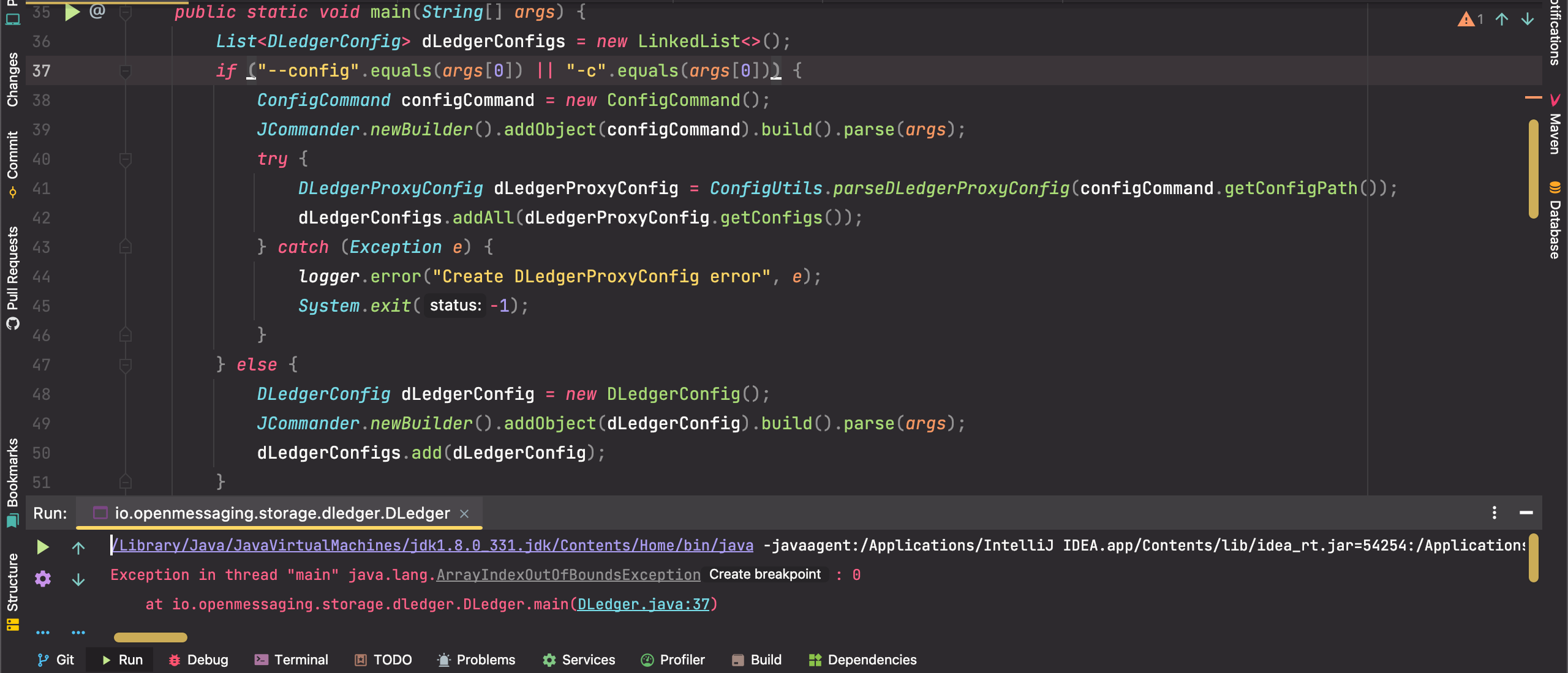 Unable To Start Dledger Without Config Yaml · Issue 210 · Openmessaging Dledger · Github