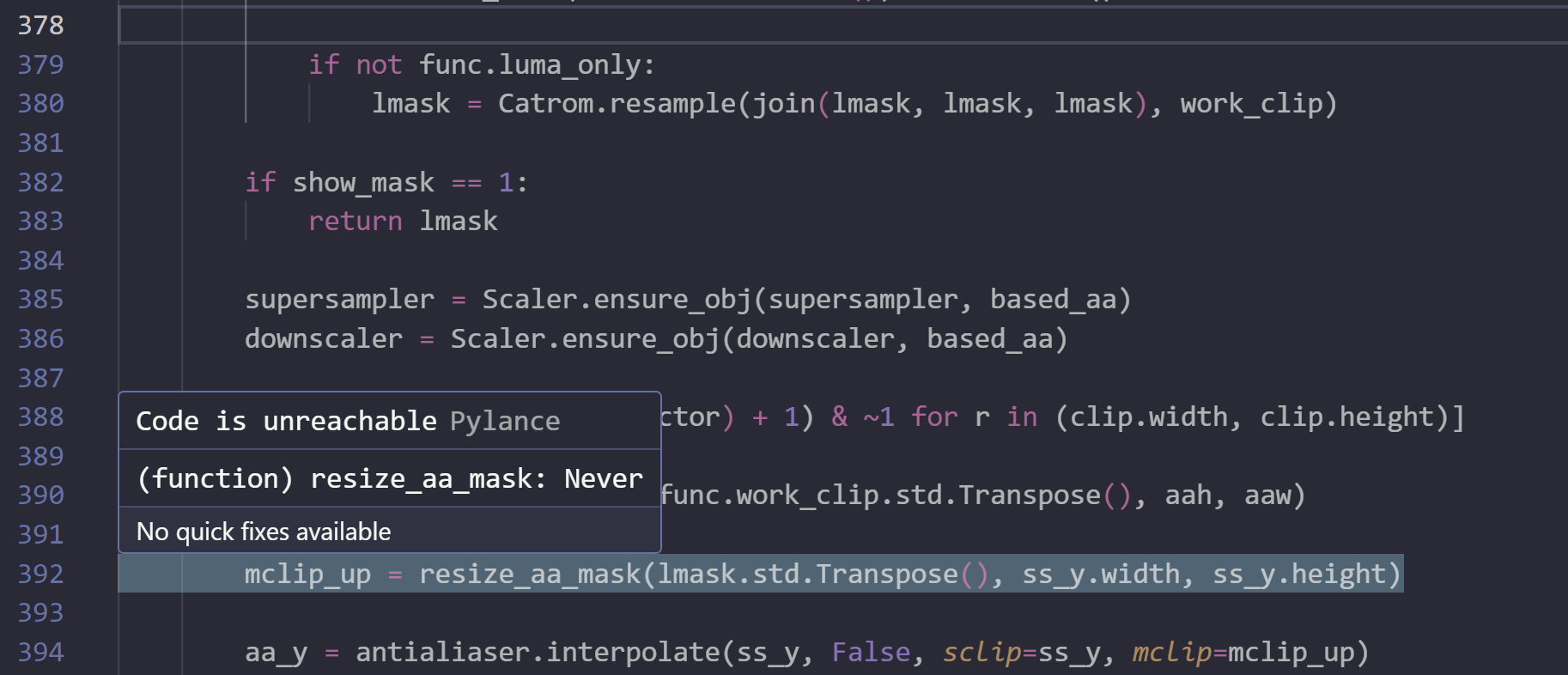 How to disable "code is not reachable" warning and greying out the code ...