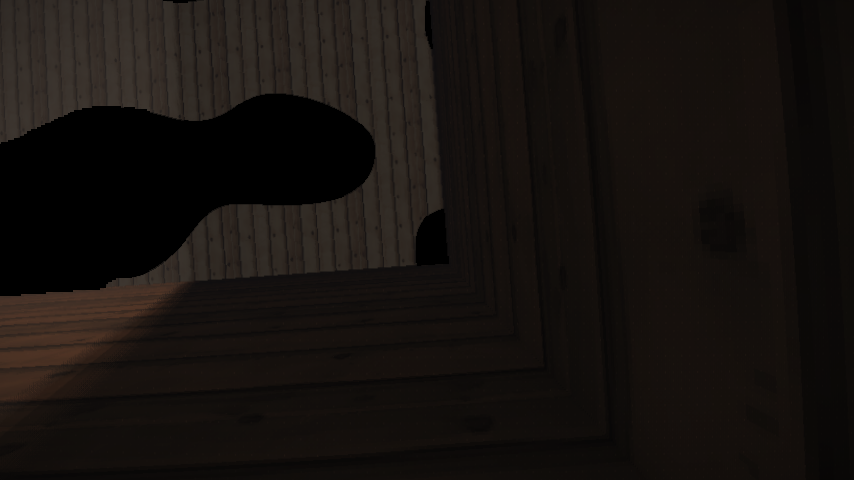 Weird Black things when looking down. Help. · Issue #10 · bobcao3/Wisdom-Shaders · GitHub