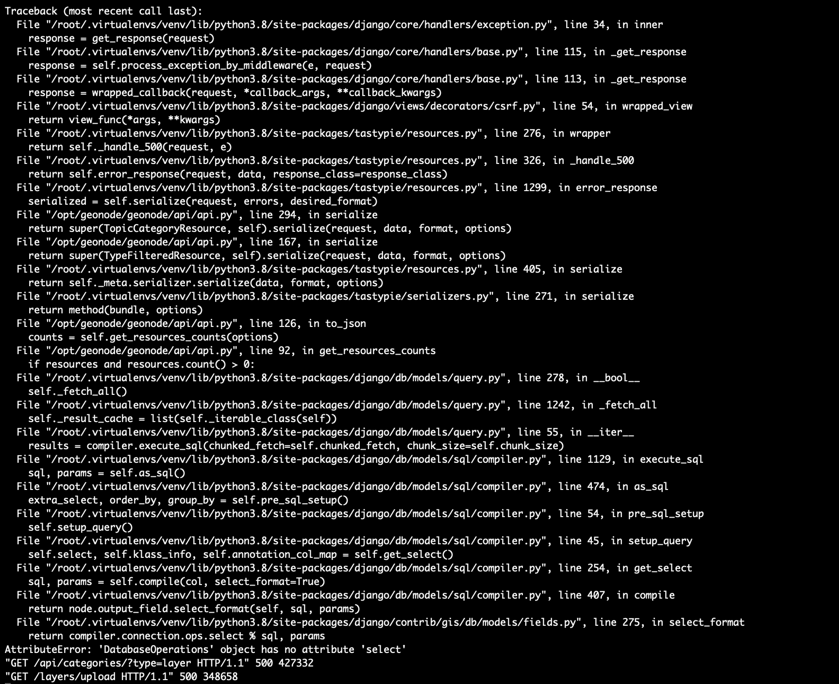 'DatabaseOperations' object has no attribute 'select' · Issue #79 ... 'DatabaseOperations' object has no attribute 'select' · Issue #79 ...