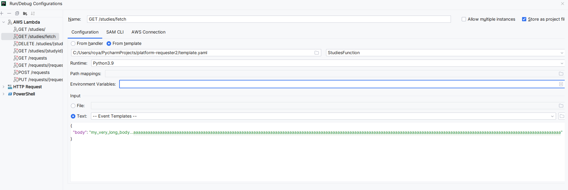 Aws Lambda Configuration Windows Can T Resize · Issue 3657 · Aws Aws Toolkit Jetbrains · Github