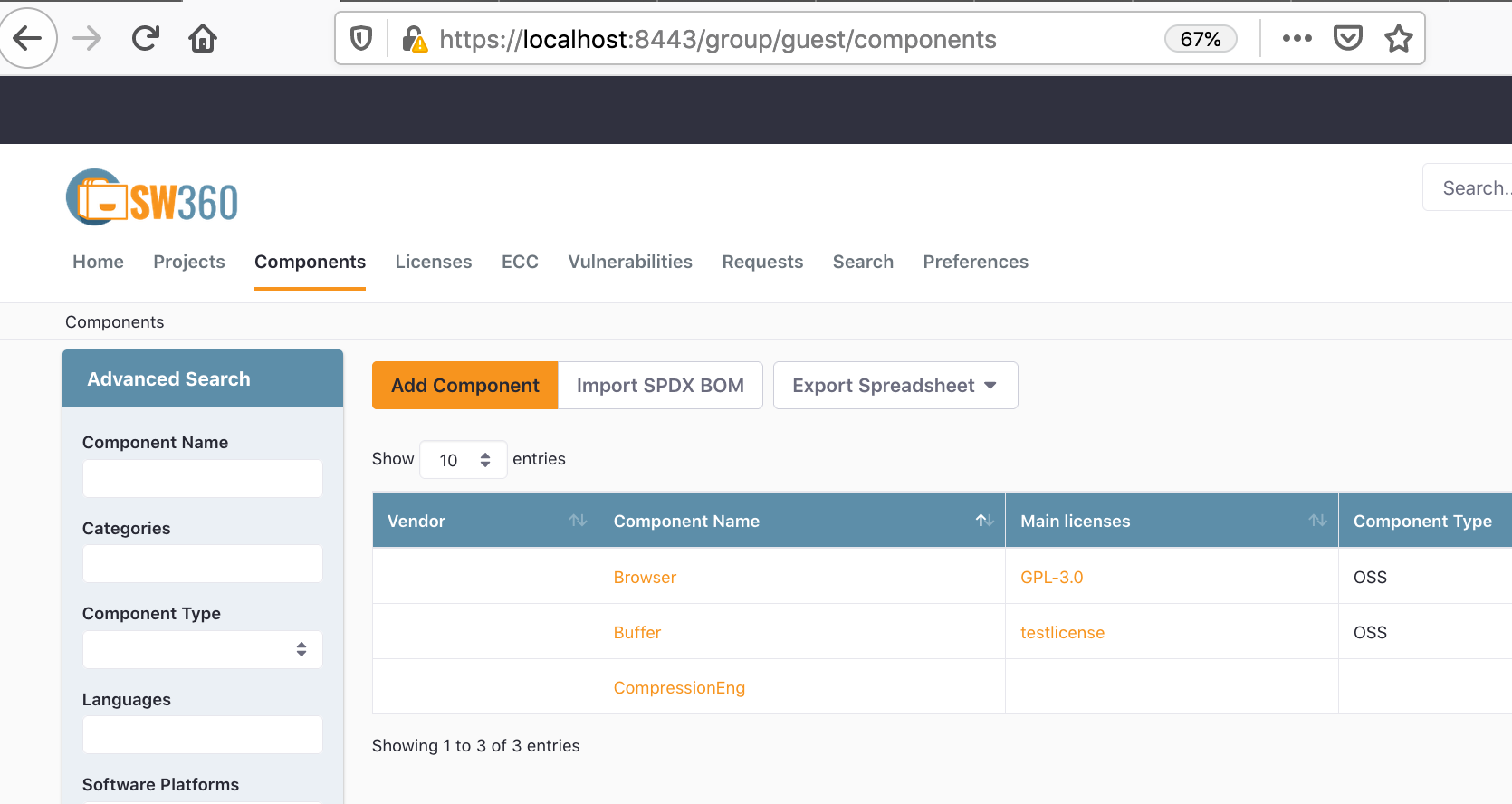 When license name contains a dot (.), can't access certain license page by license name · Issue ...