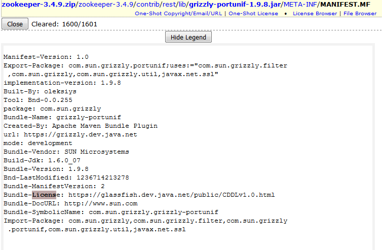 Evaluation Of Tag Bundle License In Java Files Manifest Mf · Issue 1149 · Fossology