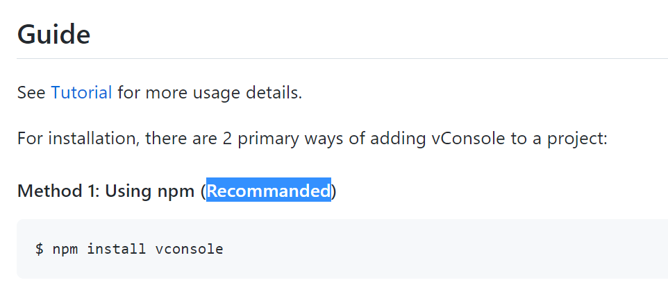 Typo in README · Issue #519 · Tencent/vConsole · GitHub
