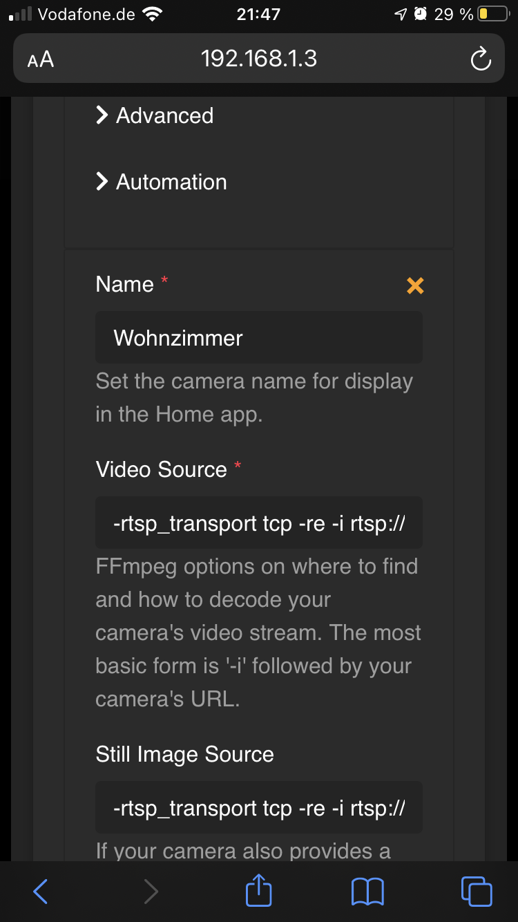 QUESTION: How do I setup notifications for HomeKit? · Issue #45 · seydx/homebridge-camera-ui ...