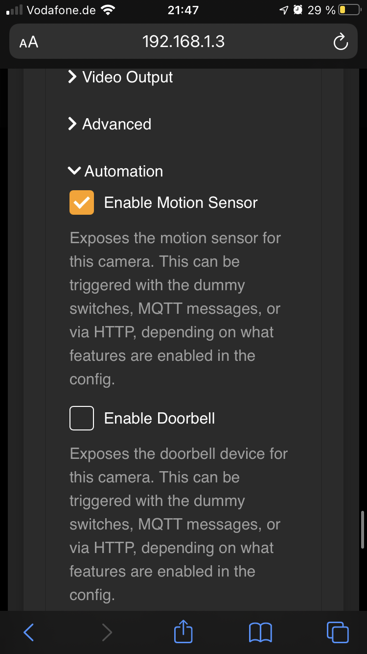 QUESTION: How do I setup notifications for HomeKit? · Issue #45 · seydx/homebridge-camera-ui ...
