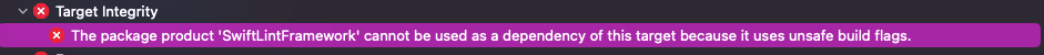 Unable To Use Swiftlint With Swift Package Manager · Issue 3947 · Realmswiftlint · Github