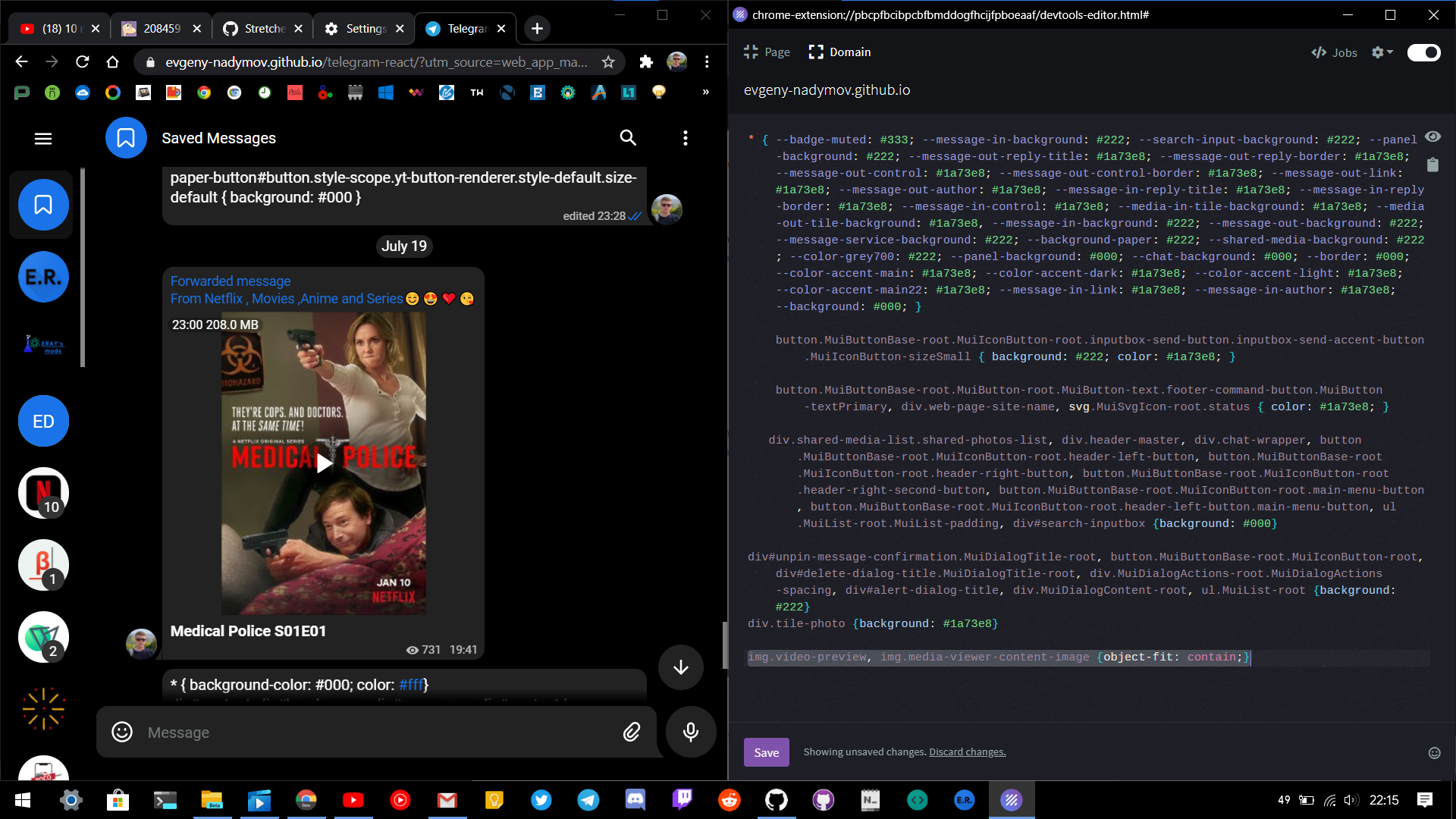 Stretched images in full screen mode · Issue #185 · evgeny-nadymov/telegram-react · GitHub