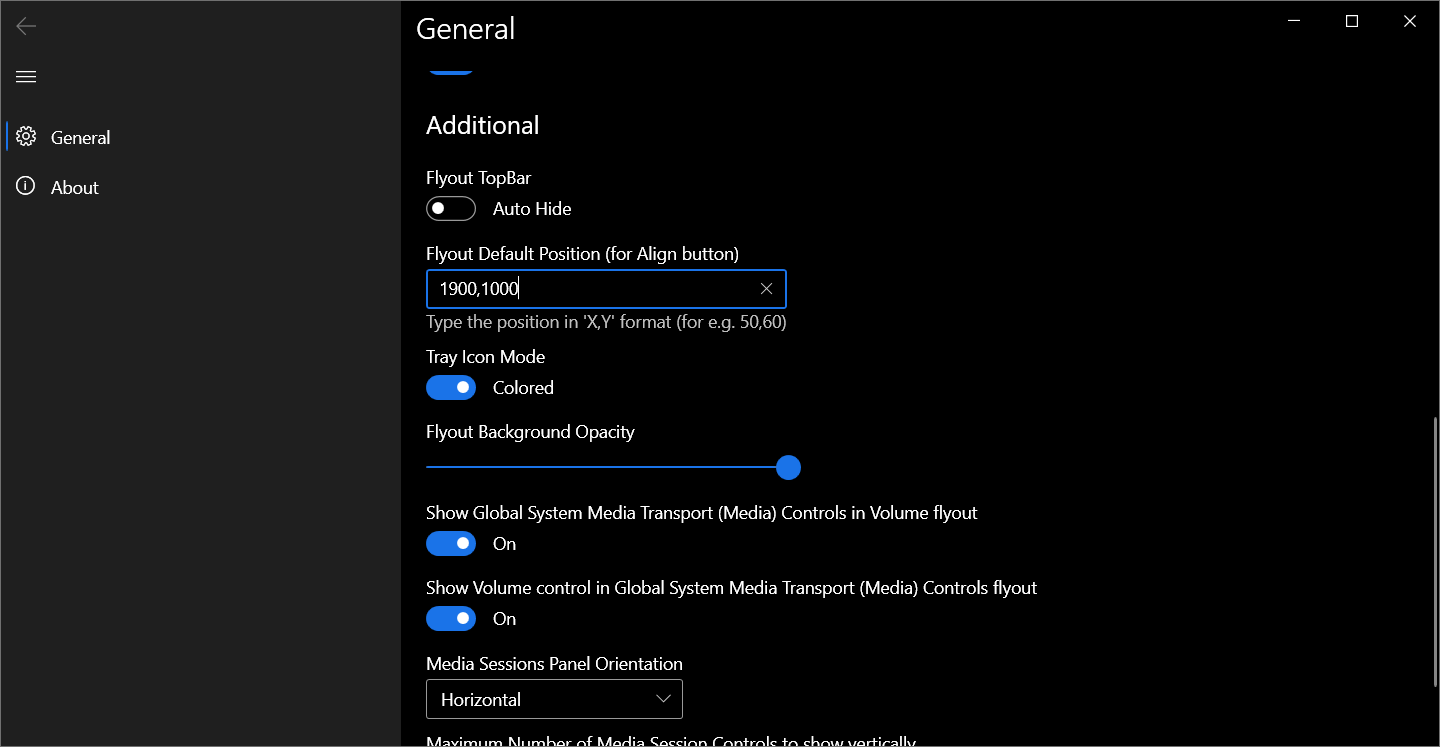 Bug: No way to recover volume flyout if the default position is set to ...