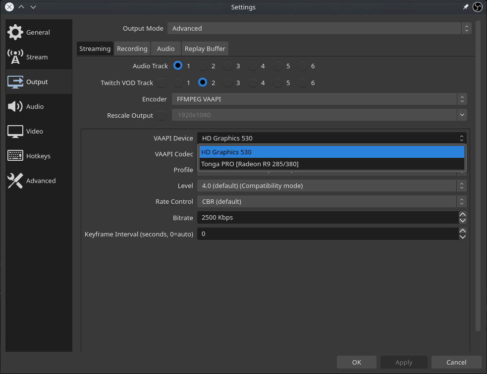 obs-ffmpeg: Set DRI devices and their name persistently by carlocastoldi · Pull Request #5336 ...