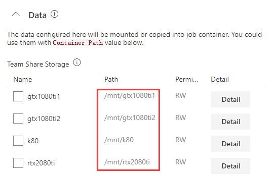 Cannot specify storage mount path · Issue #5102 · microsoft/pai · GitHub