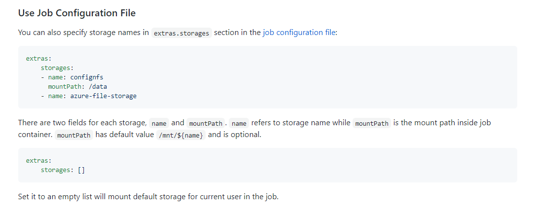 Cannot specify storage mount path · Issue #5102 · microsoft/pai · GitHub