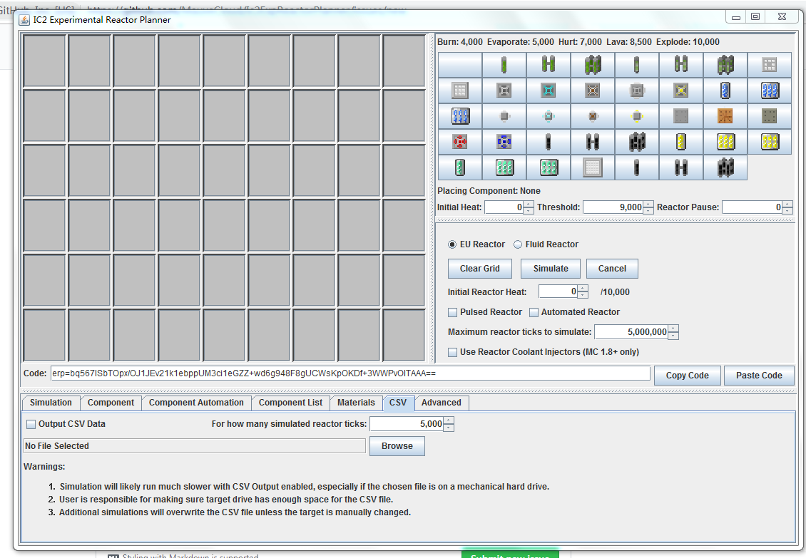 [Suggestion] Align the simulation controls · Issue #49 · MauveCloud/Ic2ExpReactorPlanner · GitHub