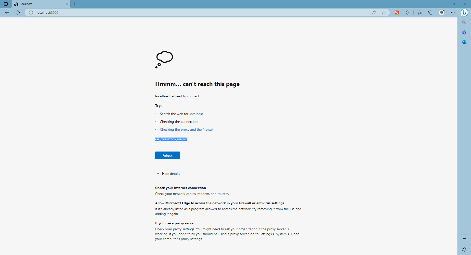 Pynecone Default example not working on windows · Issue #1159 · reflex-dev/reflex · GitHub