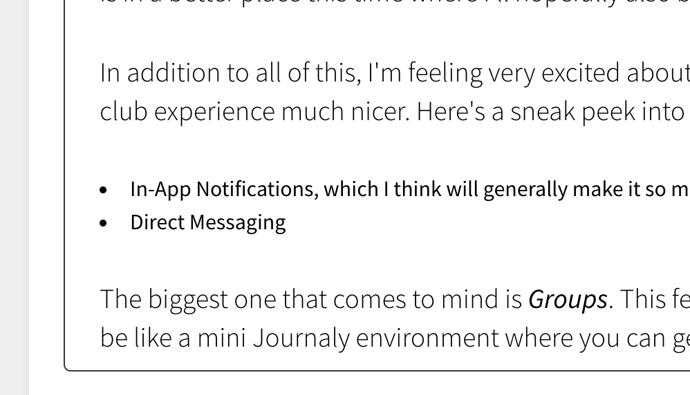 Inconsistent Typography Styles On Posts · Issue #630 · Journaly ...