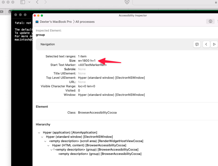 Inaccurate frame size in macOS's accessibility API · Issue #6843 · vercel/hyper · GitHub