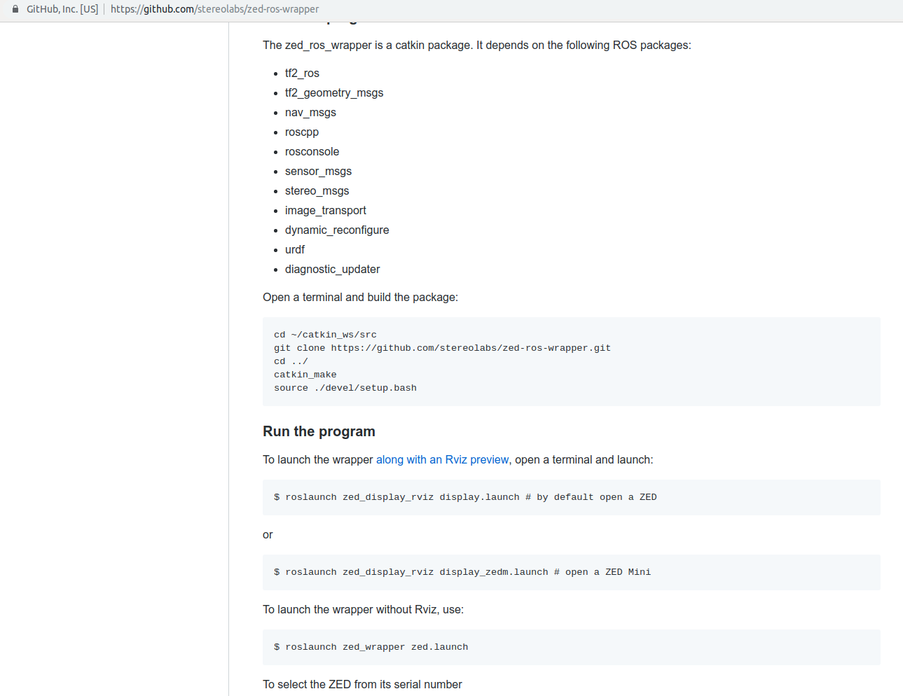 can not catkin_make the zed-ros-wrpper · Issue #448 · stereolabs/zed-ros-wrapper · GitHub