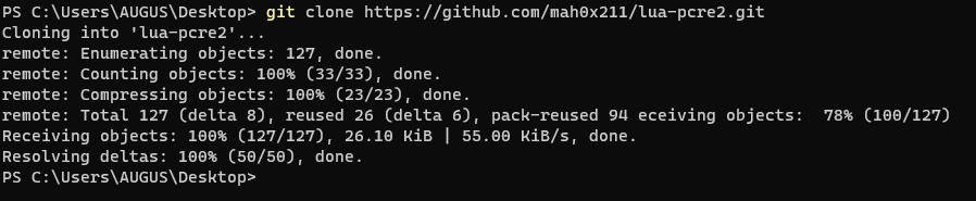 I can't install，file pcre2-0.2.0-1.rockspec is wrong? · Issue #2 · mah0x211/lua-pcre2 · GitHub