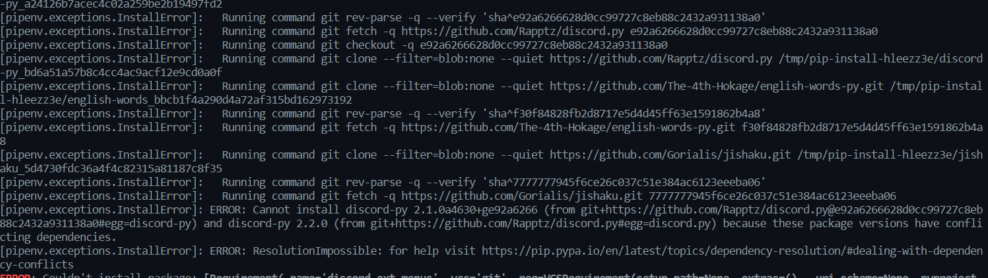Pipenv won't work in the codepsace · community · Discussion #39056 · GitHub