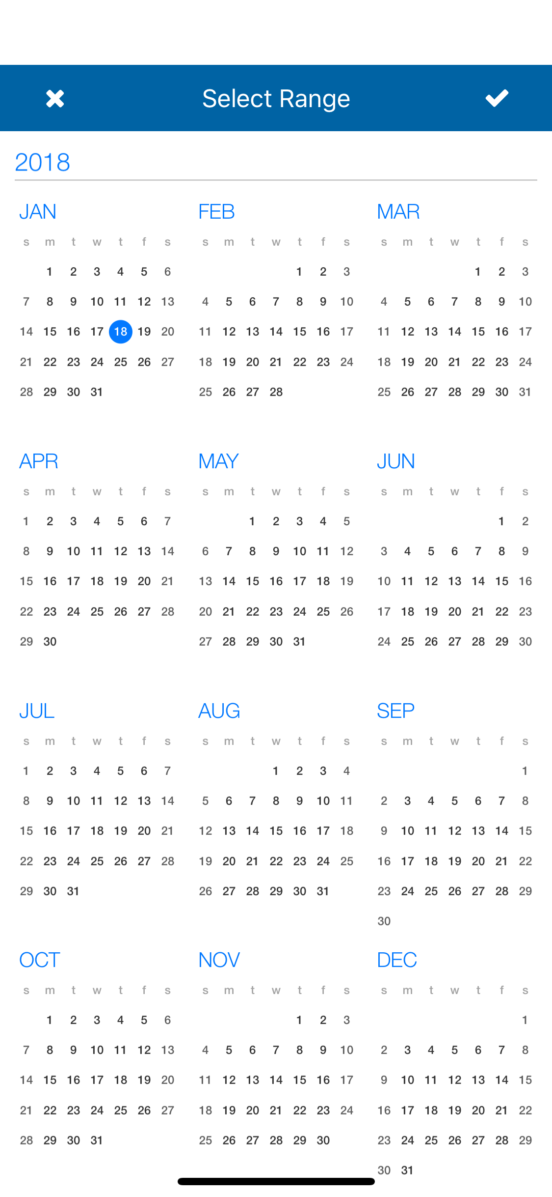 RadCalendar: Error thrown once I click on a date using viewMode="Year" and selectionMode="Range ...