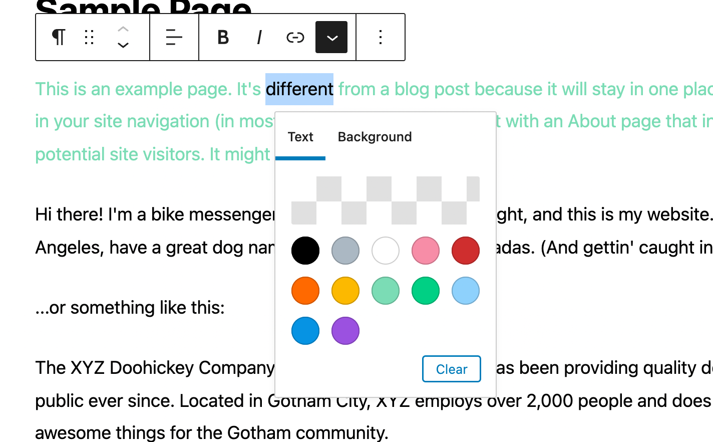 Can't remove highlight with only text color, default browser styles for ...
