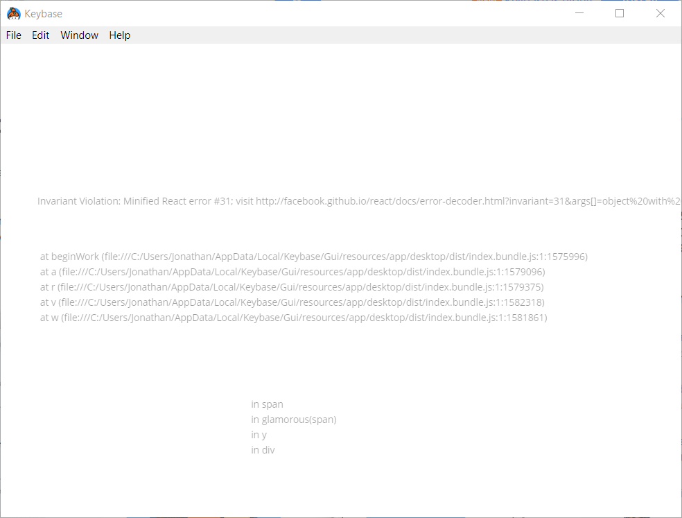 Error when requested invite · Issue #12169 · keybase/client · GitHub