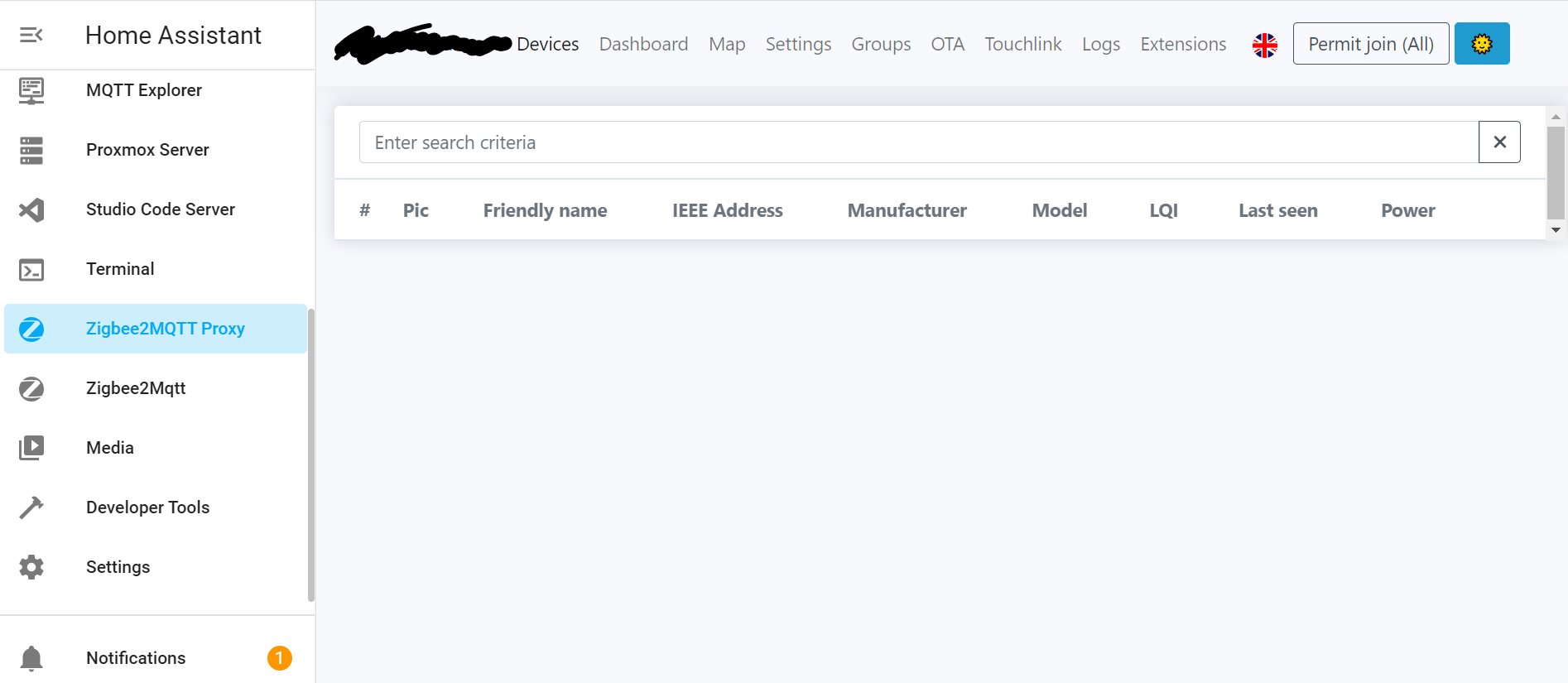 Z2m Addon not connecting, remains empty · Issue #15301 · Koenkk/zigbee2mqtt · GitHub