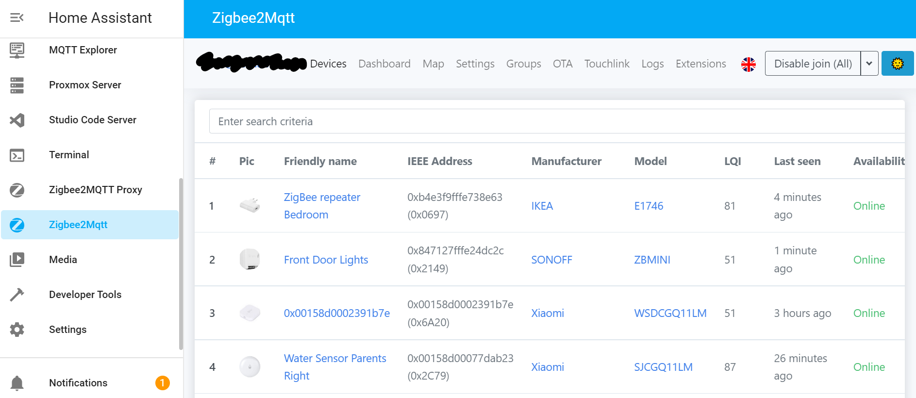 Z2m Addon Not Connecting Remains Empty · Issue 15301 · Koenkkzigbee2mqtt · Github